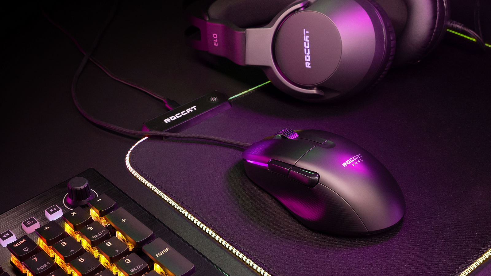 ROCCAT® Kone Pro 軽量光学式エルゴノミック パフォーマンス ゲーミングマウス